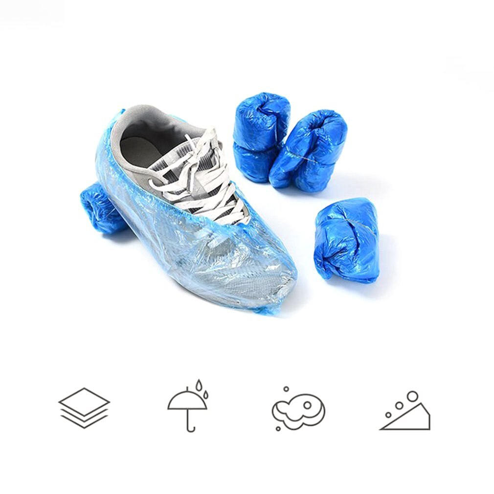 Plastic Disposable Shoe Covers Rain Outdoor Carpet... – Grandado