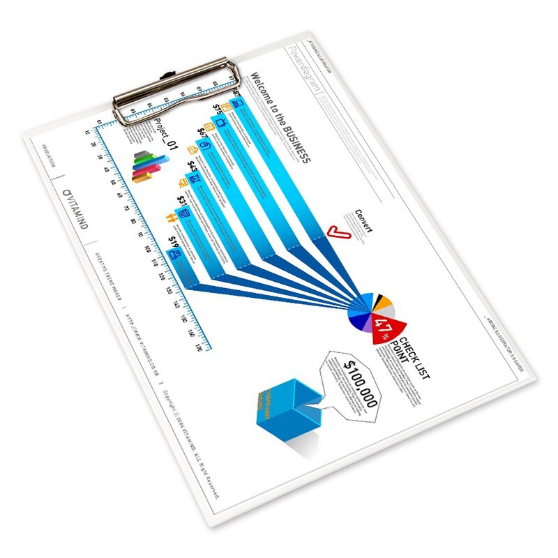 Deli Folder Board A4 Clip Writing Plywood Folding ... – Grandado