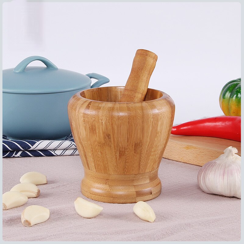 Mortar Pestle Spice Crusher Manual Mash Garlic Her... – Grandado