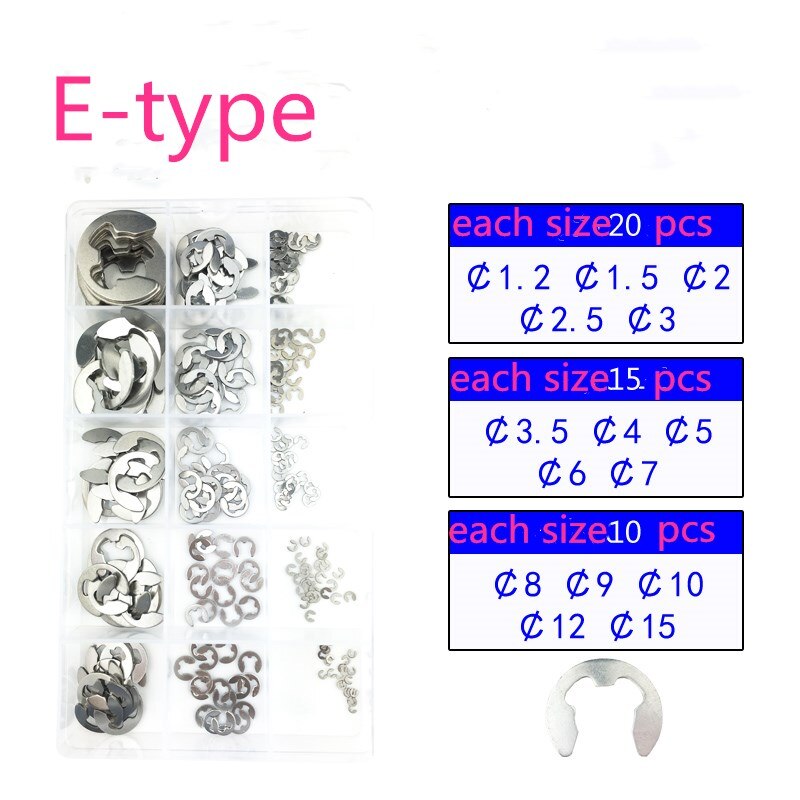 M1.2-M15 Borgringen Behoud Ringen Voor Assen 304 R... – Vicedeal