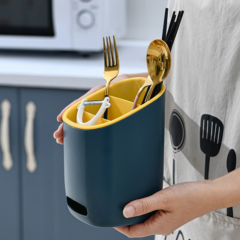 Double Layer Cutlery Organizer Tableware Drainboar... – Grandado