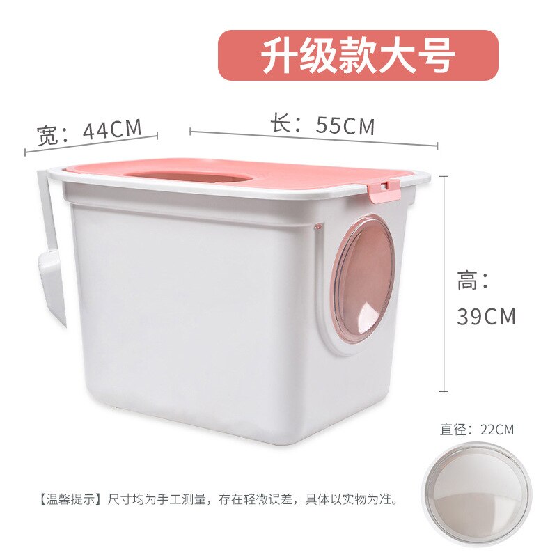 Fully Closed Cat Toilet Fat Cat Top Entry Cat Litt... – Vicedeal