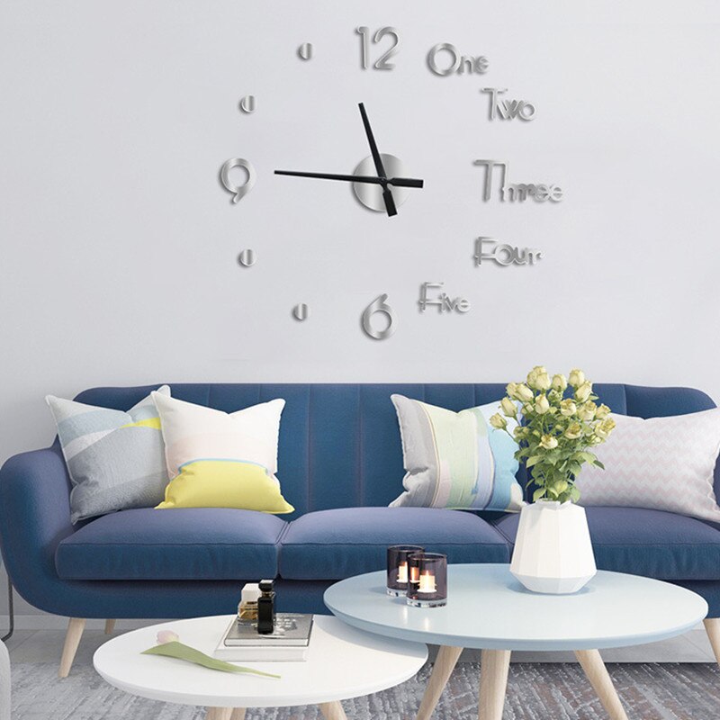 Reloj de pared Digital DIY, pegatina 3D, moderno, ... – Grandado