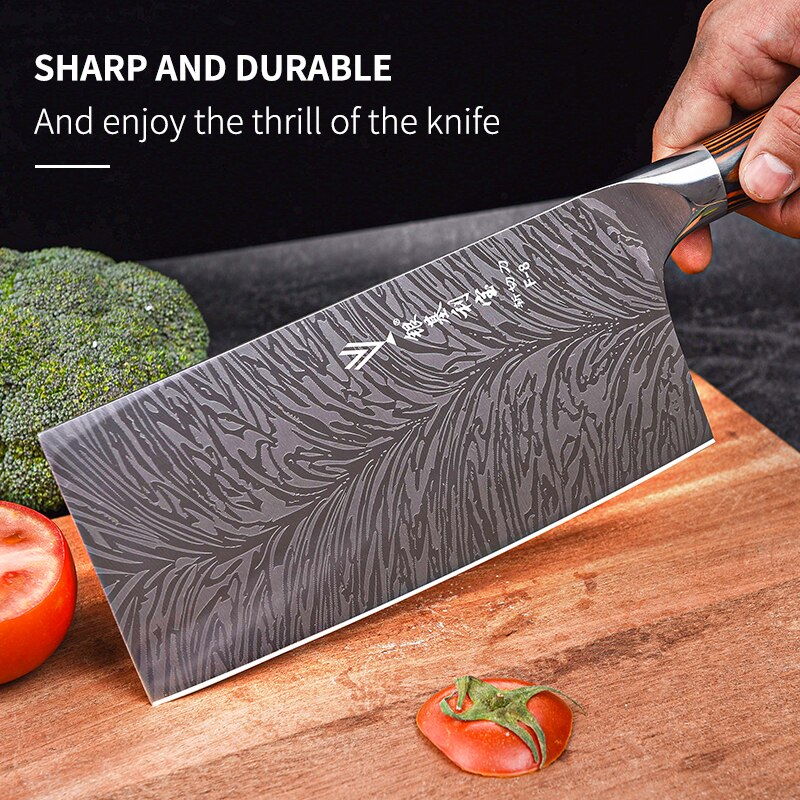 Chinese Cleaver Handmade Chopper Chef 5cr15 Stainl... – Vicedeal