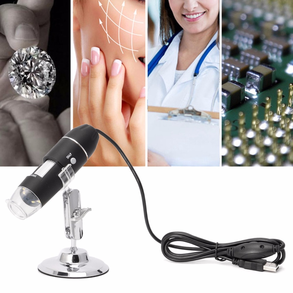 1600X USB Digital Microscope Camera Endoscope 8LED... – Grandado