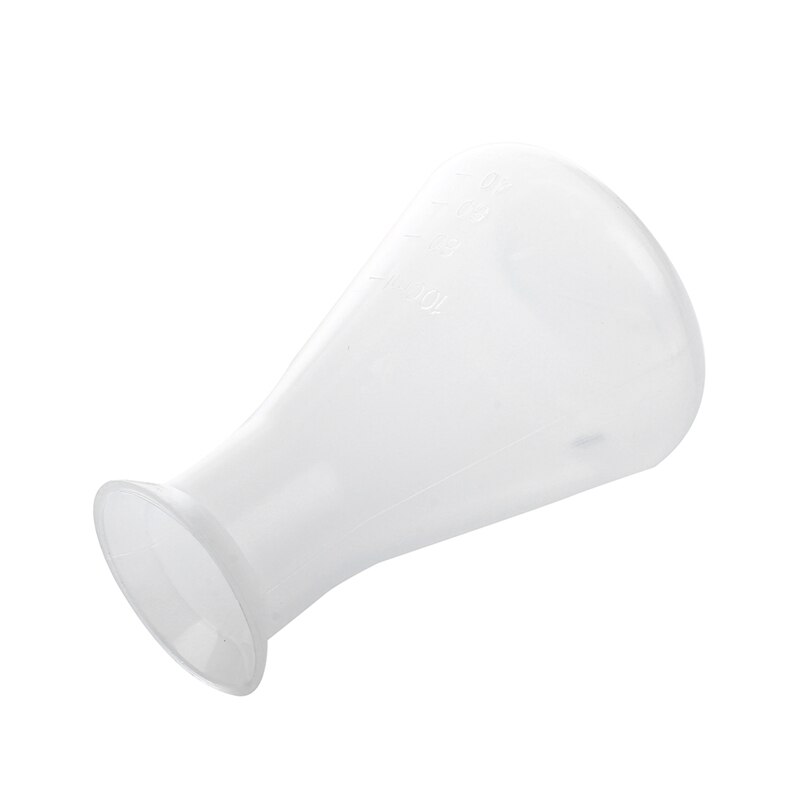 100ml Klar, Weiß Kunststoff Labor Chemische Erlenm... – Vicedeal