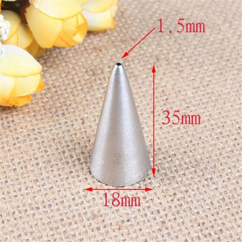 1.5Mm Ronde Decorating Cake Piping Tips Icing Tube... – Vicedeal