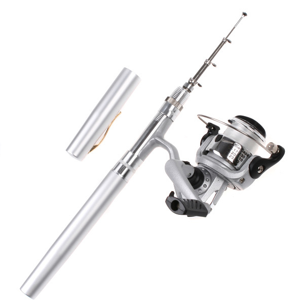 Mini Pen Appearance Fishing Rod Portable Rotating ... – Grandado