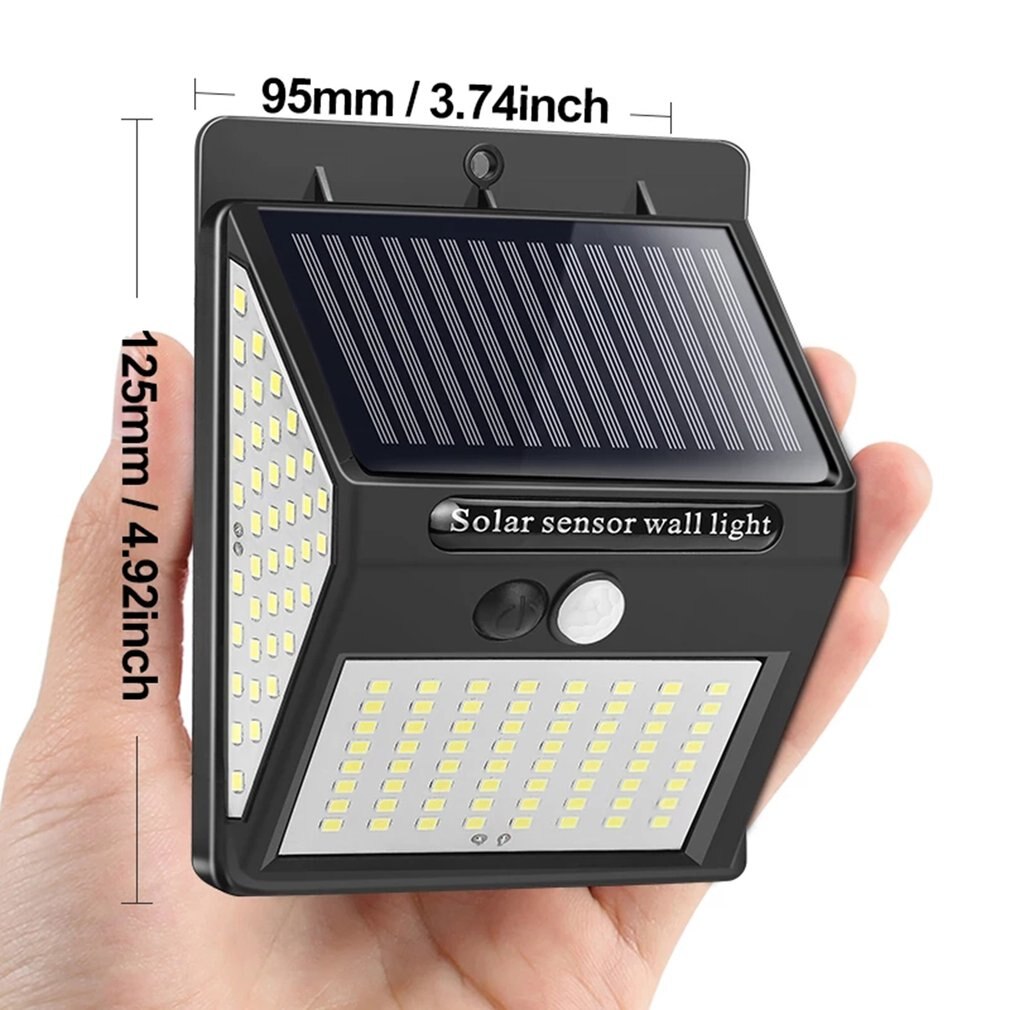 100 Led Solar Light Outdoor Zonne Wandlamp Led Lam... – Vicedeal