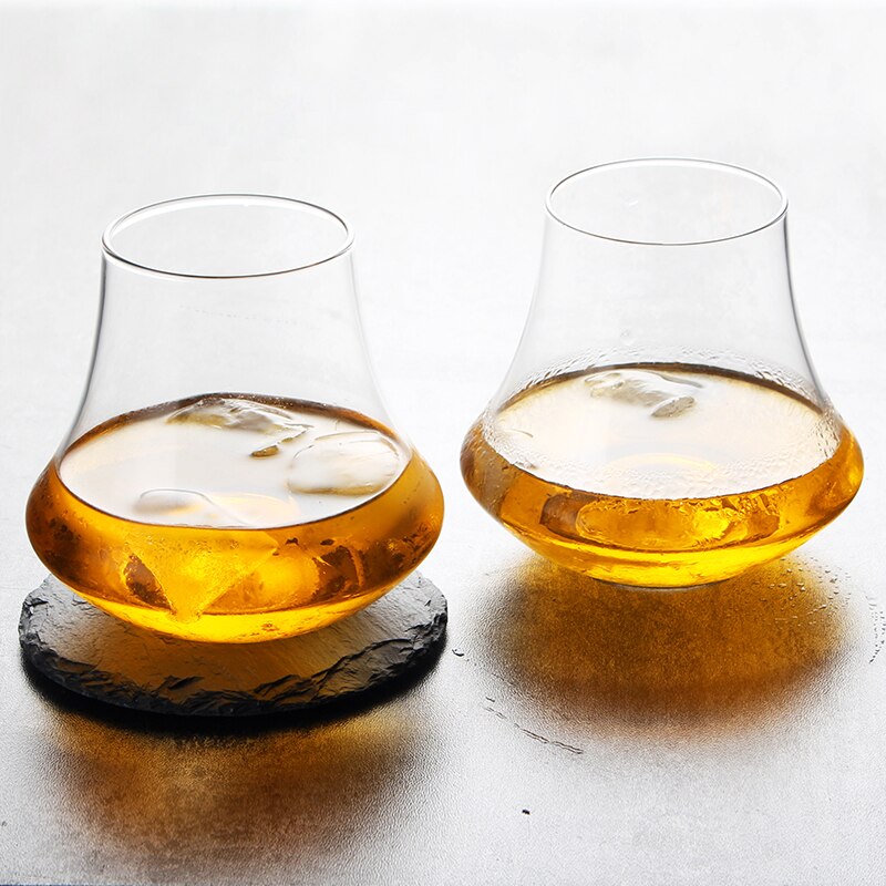 2 Pieces Pack crystal whiskey cup wine glass tumbl... – Grandado