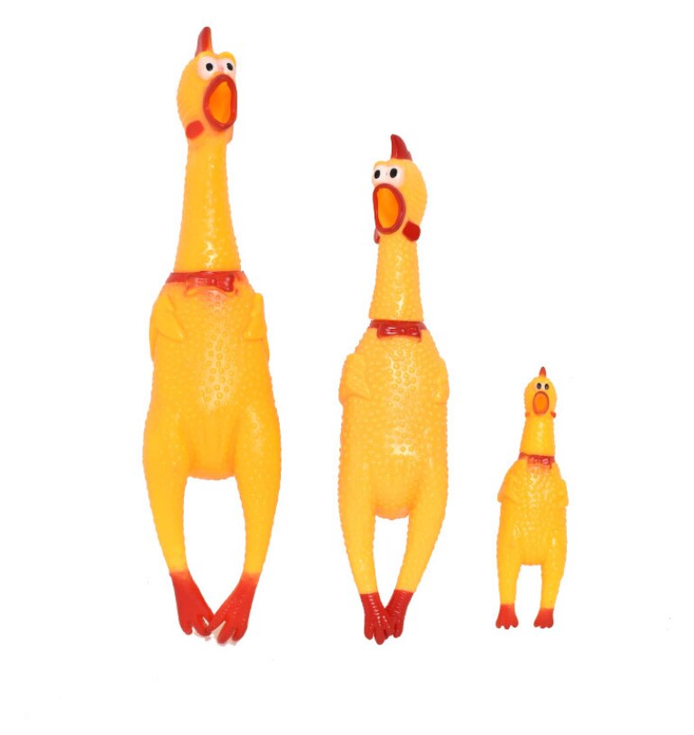 Screaming Chicken Pet Dog Toy Squeeze Squeaking Sc... – Vicedeal
