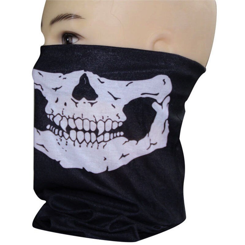 25*48cm Skull Bandana Neck Face Mask Headscarf Tub... – Vicedeal