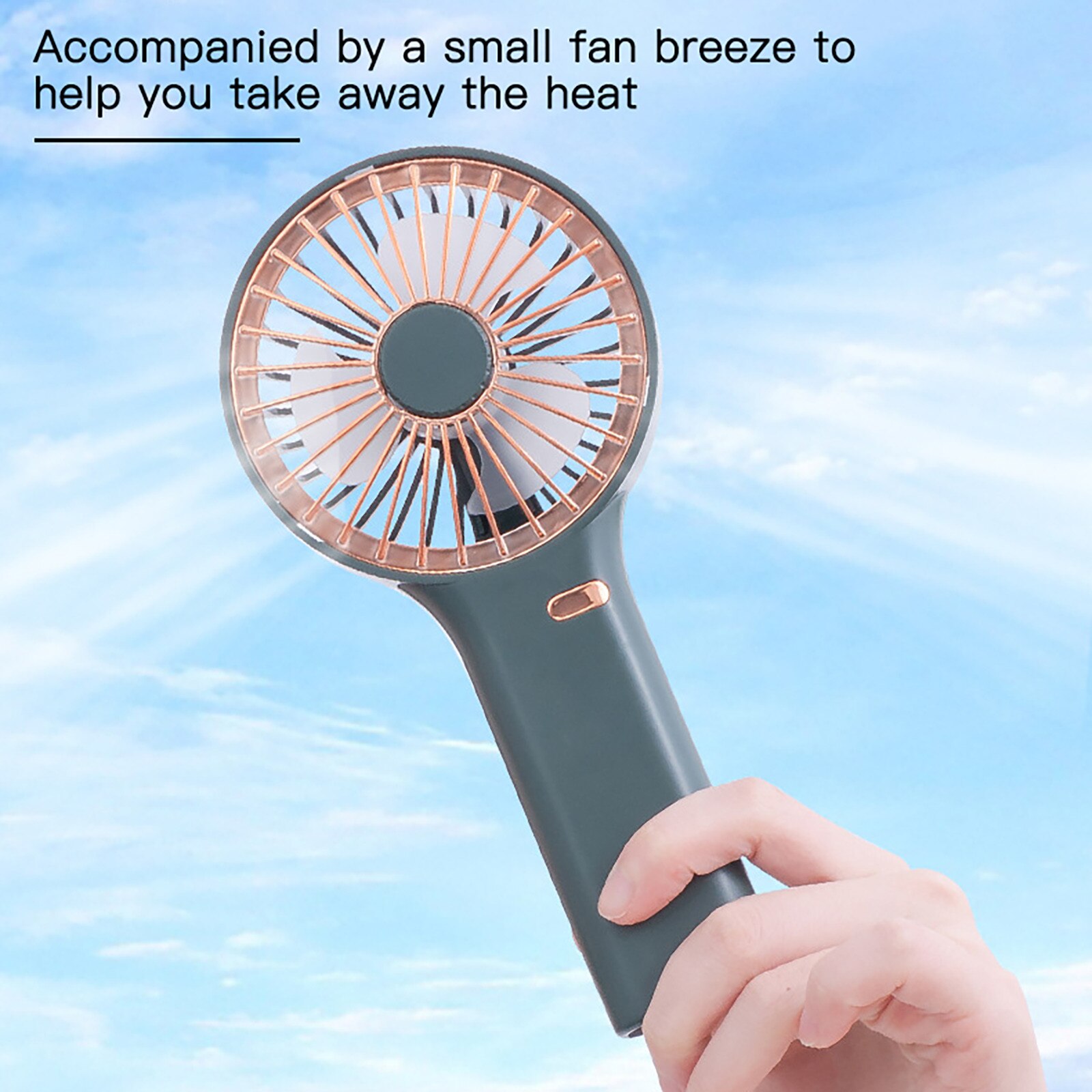 Portable Mini Fan 3 Speed Adjustable Fans Usb Rech... – Grandado