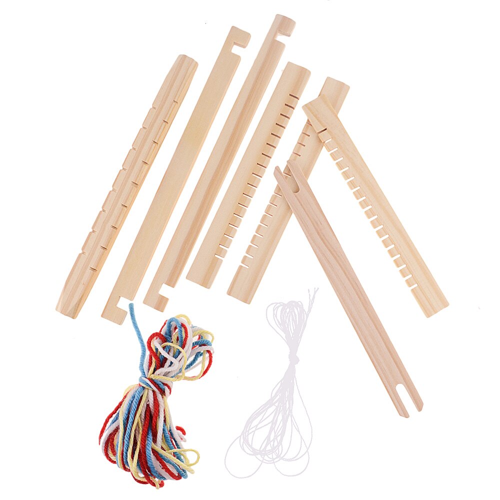 1 pc DIY Traditional Wooden Weaving Loom Craft Yar... – Grandado