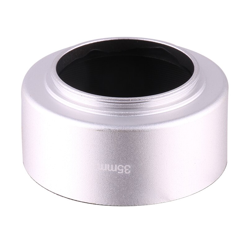 Silver 35mm Standard Metal Lens Hood for Canon Nik... – Grandado