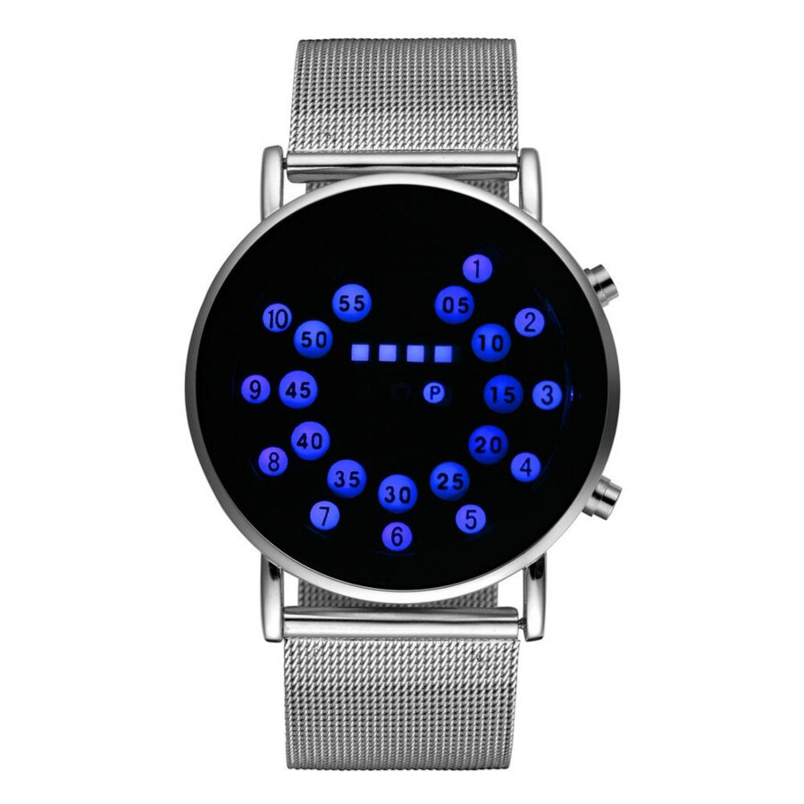 Sports Roll Ball Analog Display Men Watches LED Wa... – Grandado