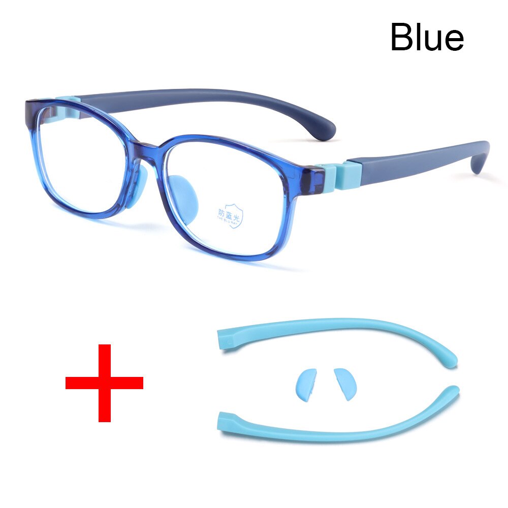 1PC Anti Blue Light Kids Glasses Square Children B... – Vicedeal