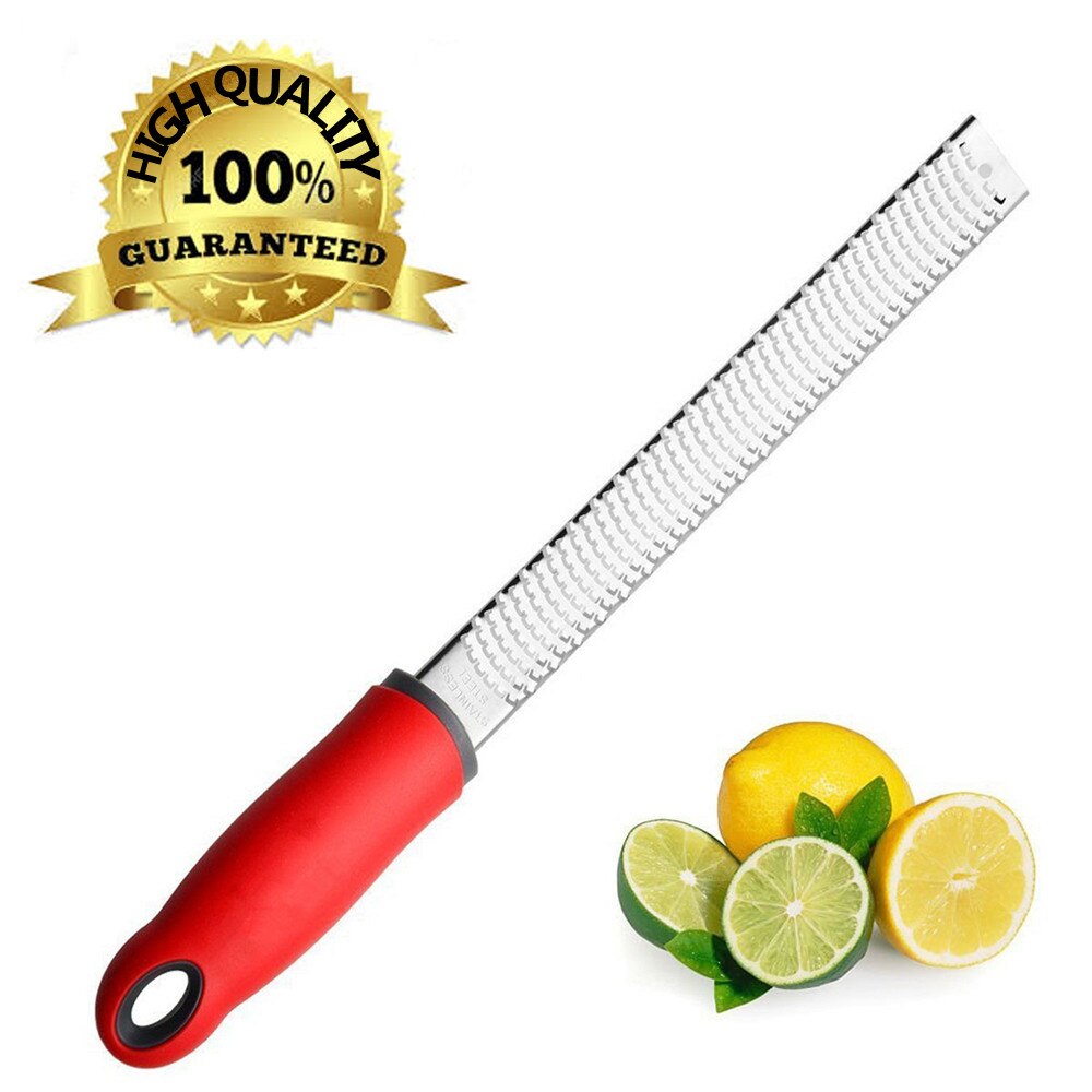 Lemon zester rvs rasp voor kaas gember kaneel citr... – Vicedeal