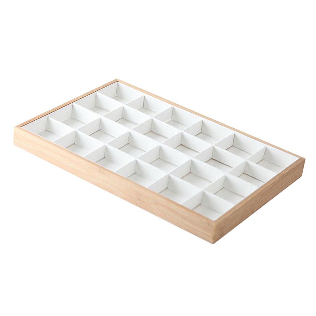 Bamboe Hout Stapelbaar Sieraden Display Trays 12 G... – Vicedeal