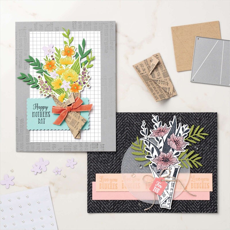 Wrapped Bouquet Bundle Stamp Set and Coordinating ... – Grandado