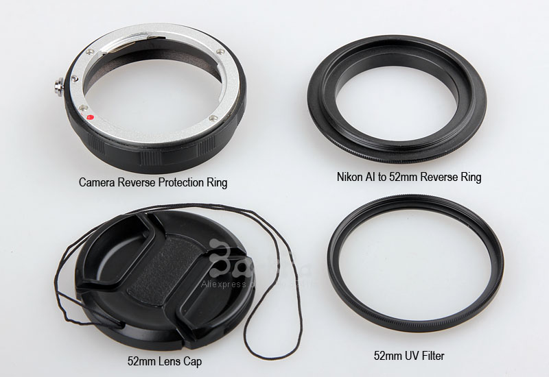 4in1 Macro Lens Reverse Bescherming Ring Kit Ai Na... – Vicedeal