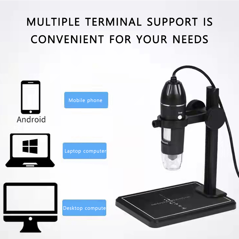 1600X Digital Microscope 3in1 Type-C USB Portable ... – Grandado
