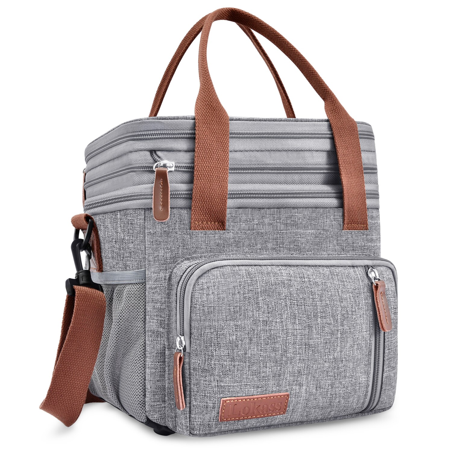 LOKASS Lunch Box With Detachable Shoulder Strap Le... – Grandado