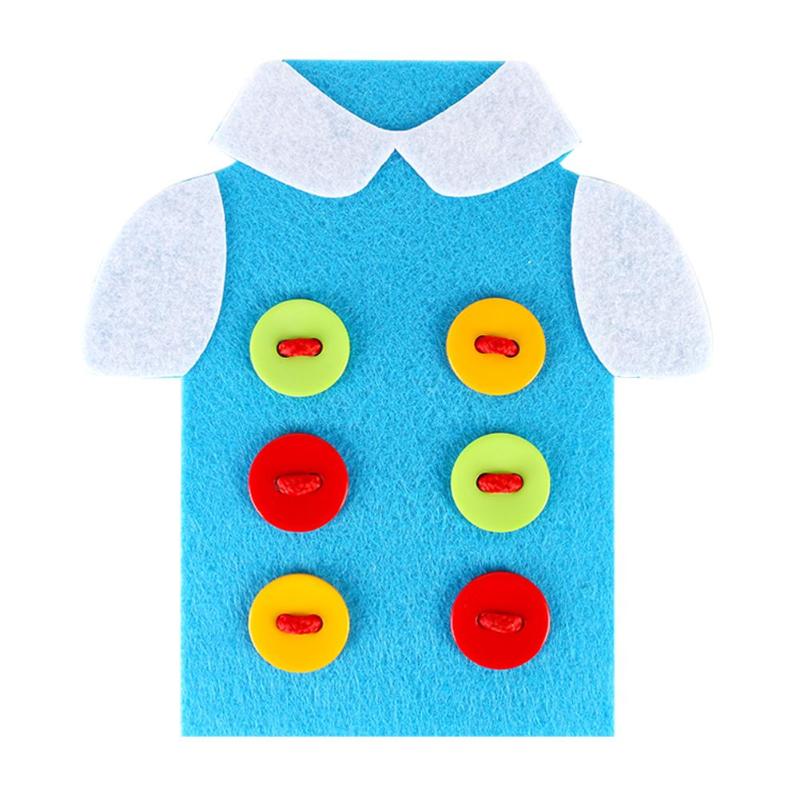 Children Kids Threading Sewing Buttons Assembly Ca... – Vicedeal