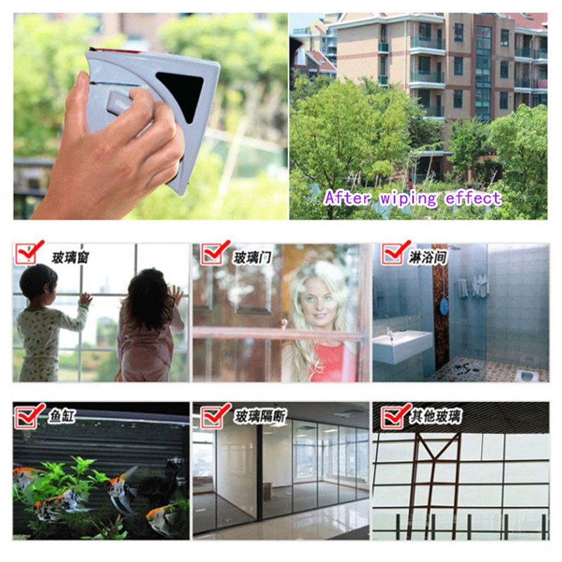 Multi-functional Magnetic Window Cleaners Double H... – Grandado