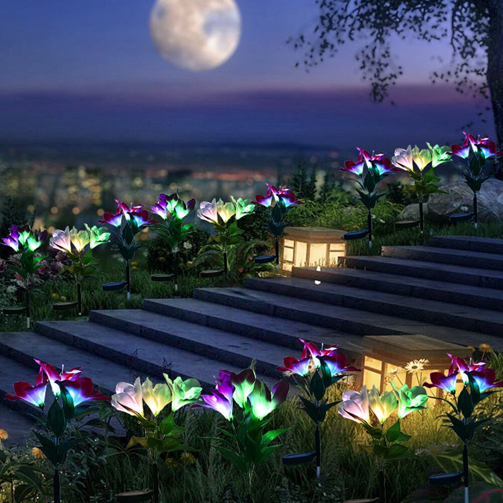 LED Waterproof Ground Fiber Optic Lights Gradient ... – Grandado