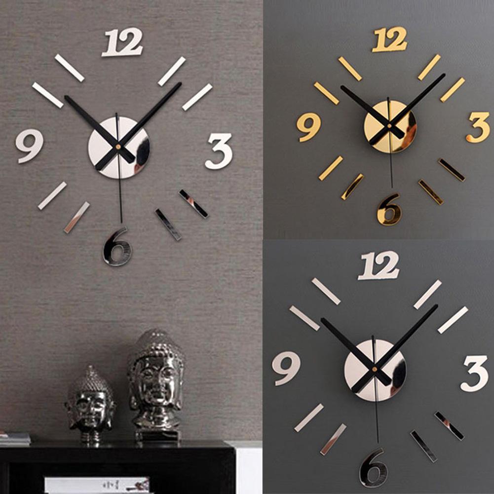 Moderne Stil Digitale Uhr Zahlen DIY Adhesive Wand... – Vicedeal