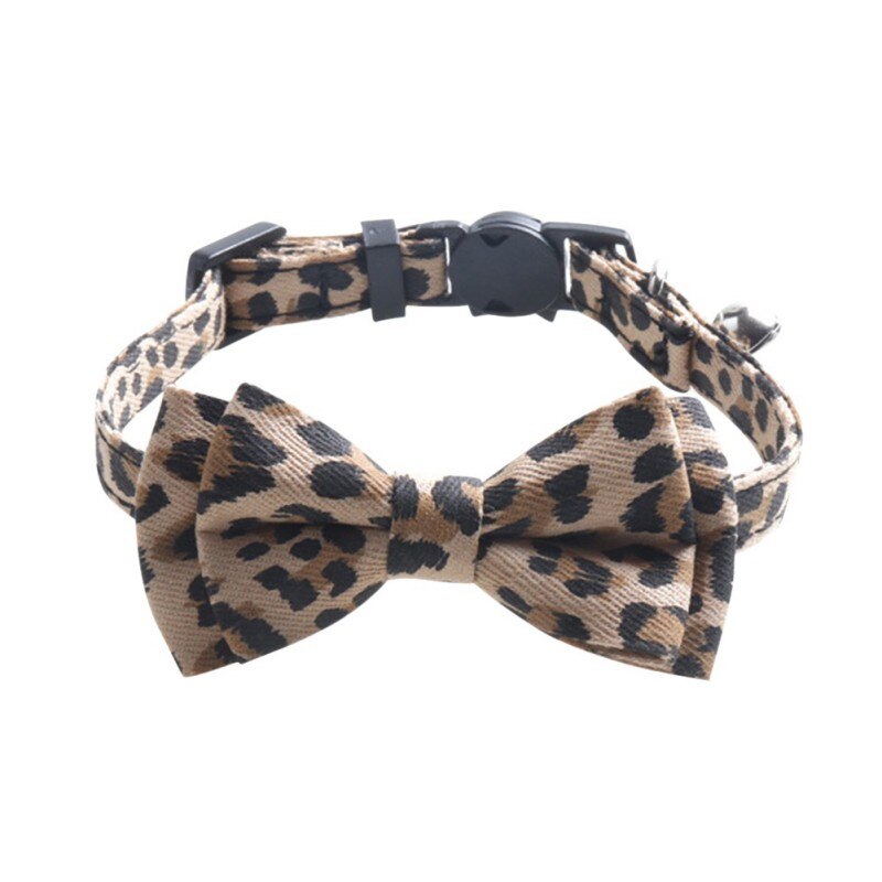 Luipaard Print Halsband Met Strikje Voor Hond/Kat ... – Vicedeal