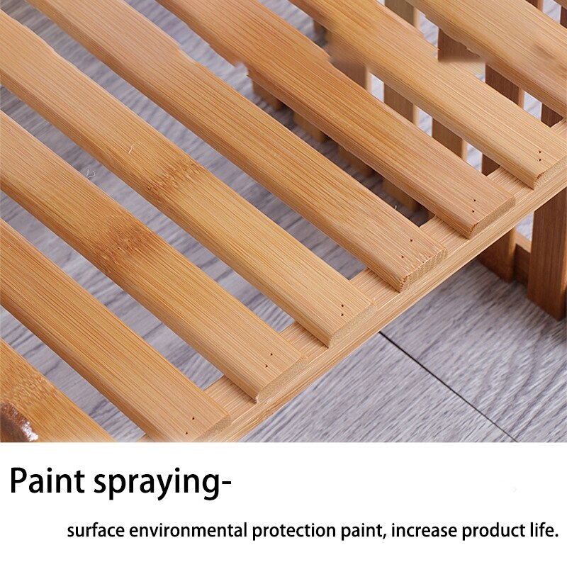 Office Desktop Storage Rack Bamboo Flower Display ... – Grandado