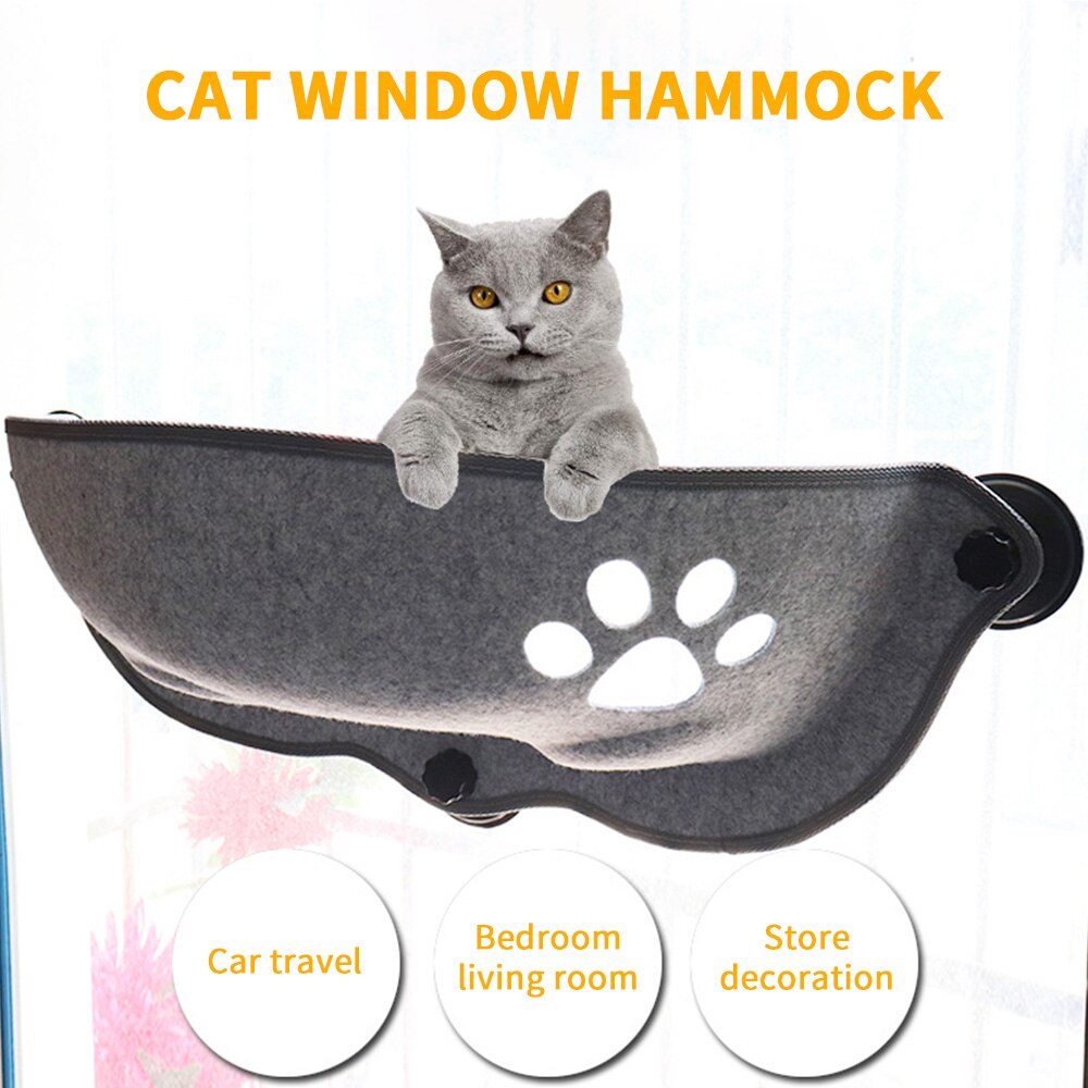 Pet Hammock Beds Bearing 20kg Cat Window Lounger S... – Grandado