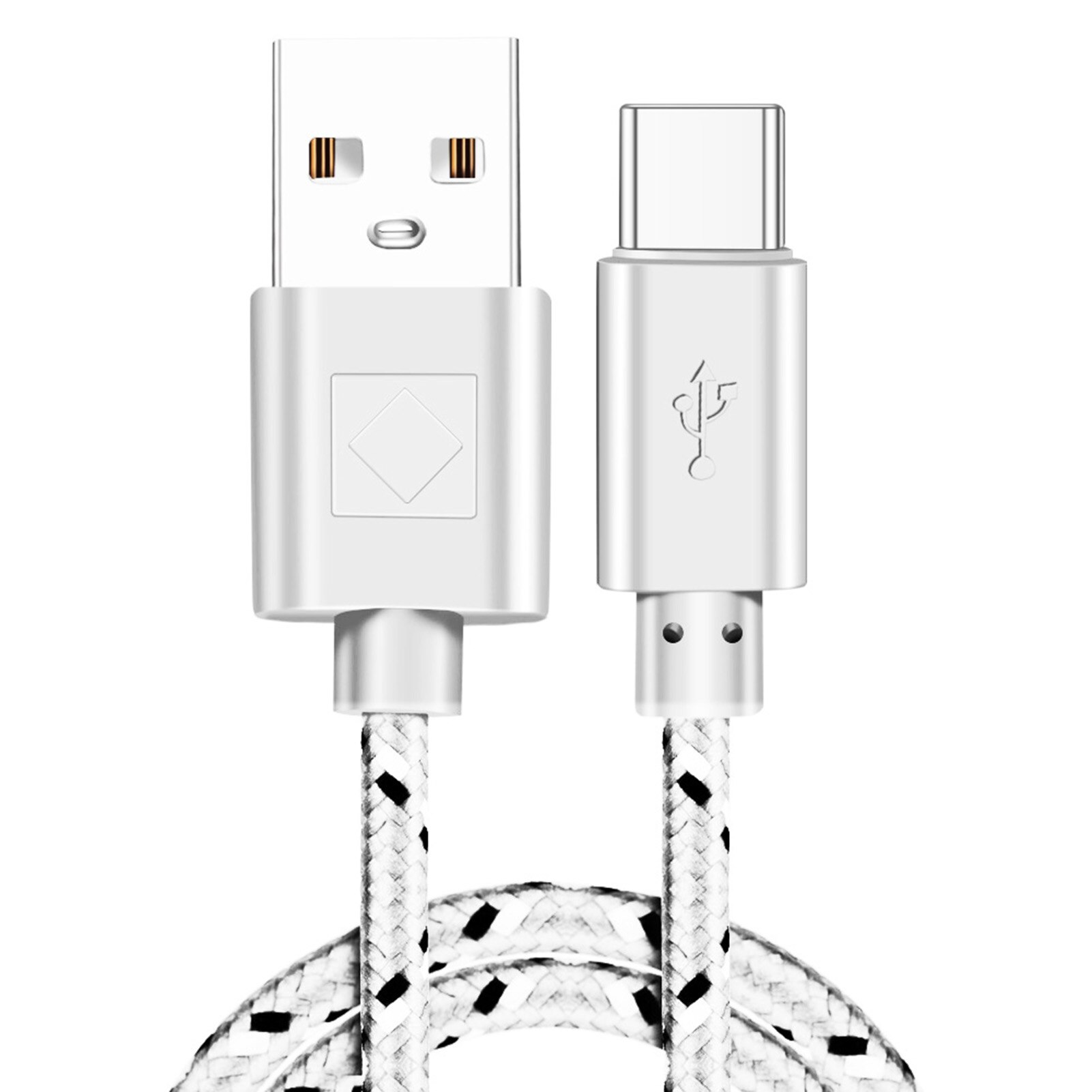 1M 2M 2-in-1 Nylon USB to Type C Cable Fast Chargi... – Grandado