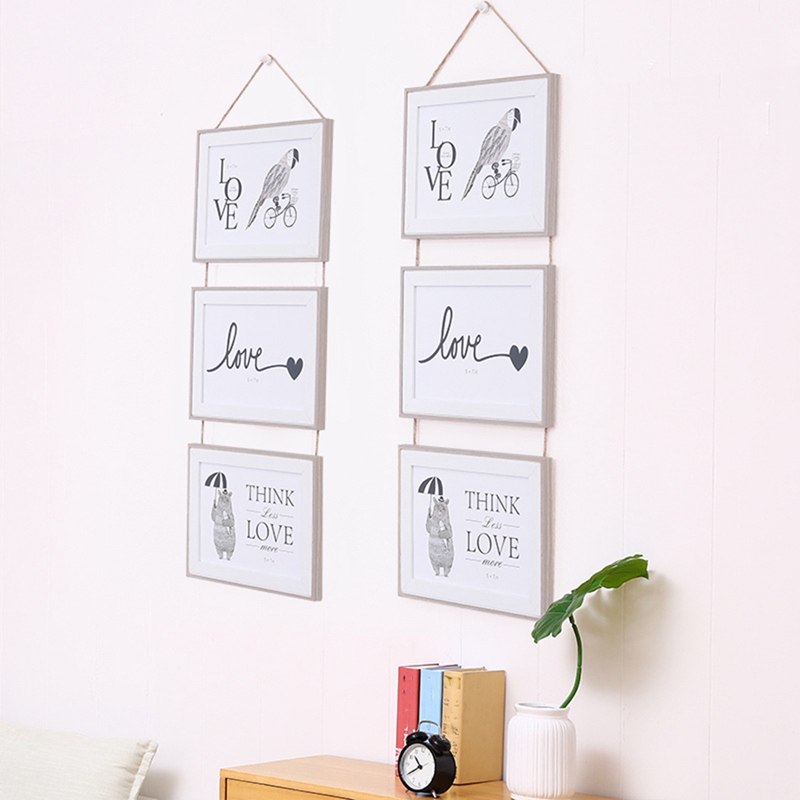 Hanging Picture Frame,Vertical Collage Picture Fra... – Grandado