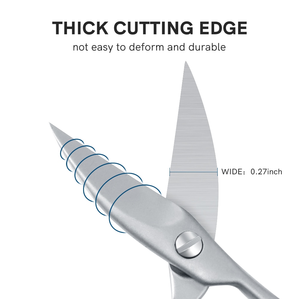 Miss Sally Nail Scissors Curved Blade Stainless St... – Grandado