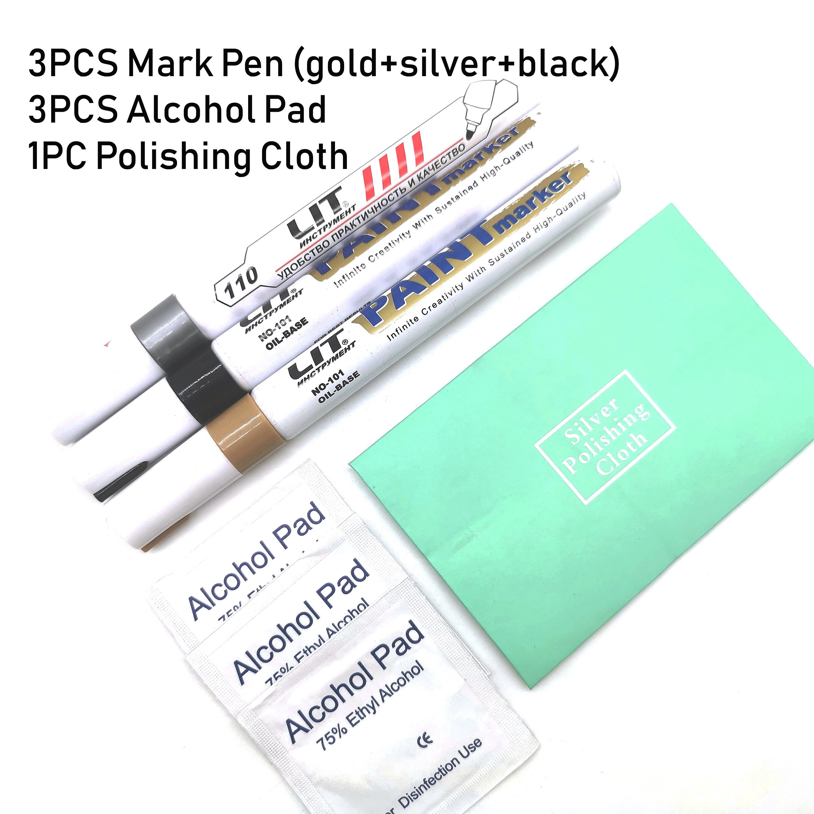 Metalen Stempel Emaille Marker Inkt Makring Pen Vo... – Vicedeal