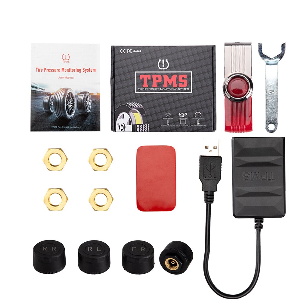 Android Tpms Auto Radio Dvd-speler Bandenspannings... – Grandado