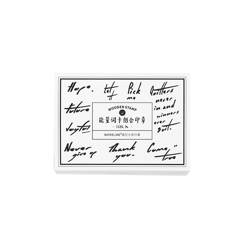 10 Stks/set Vintage Engels Woorden Decoratie Stemp... – Grandado