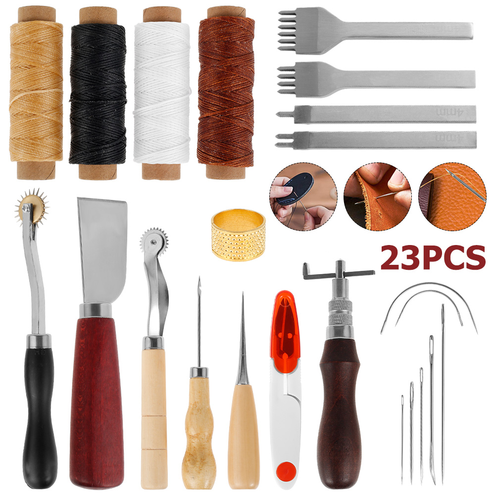 Kit d'outils professionnels en cuir, bricolage... – Grandado