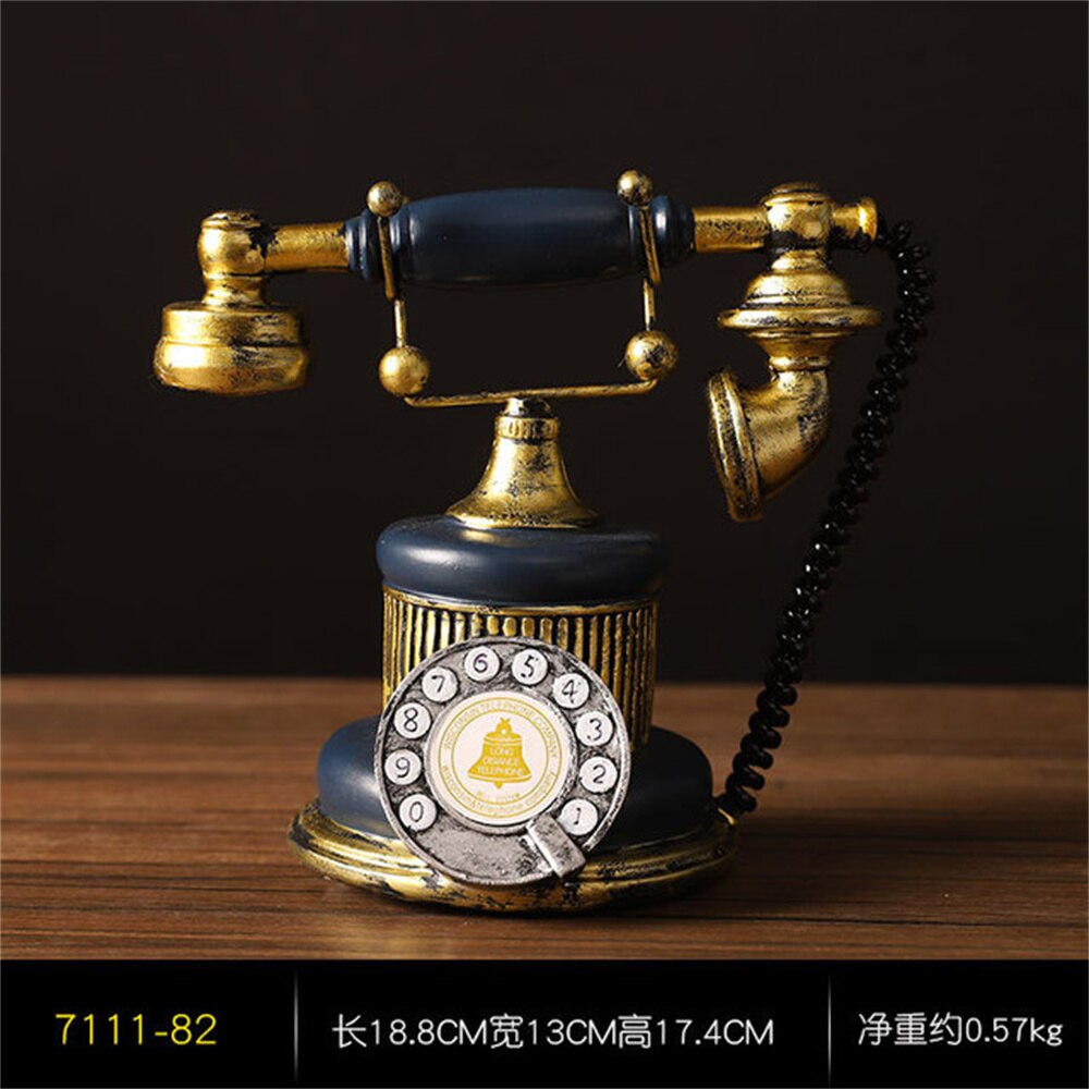 Retro Desktop Landline Telephone Model Antique Old... – Grandado