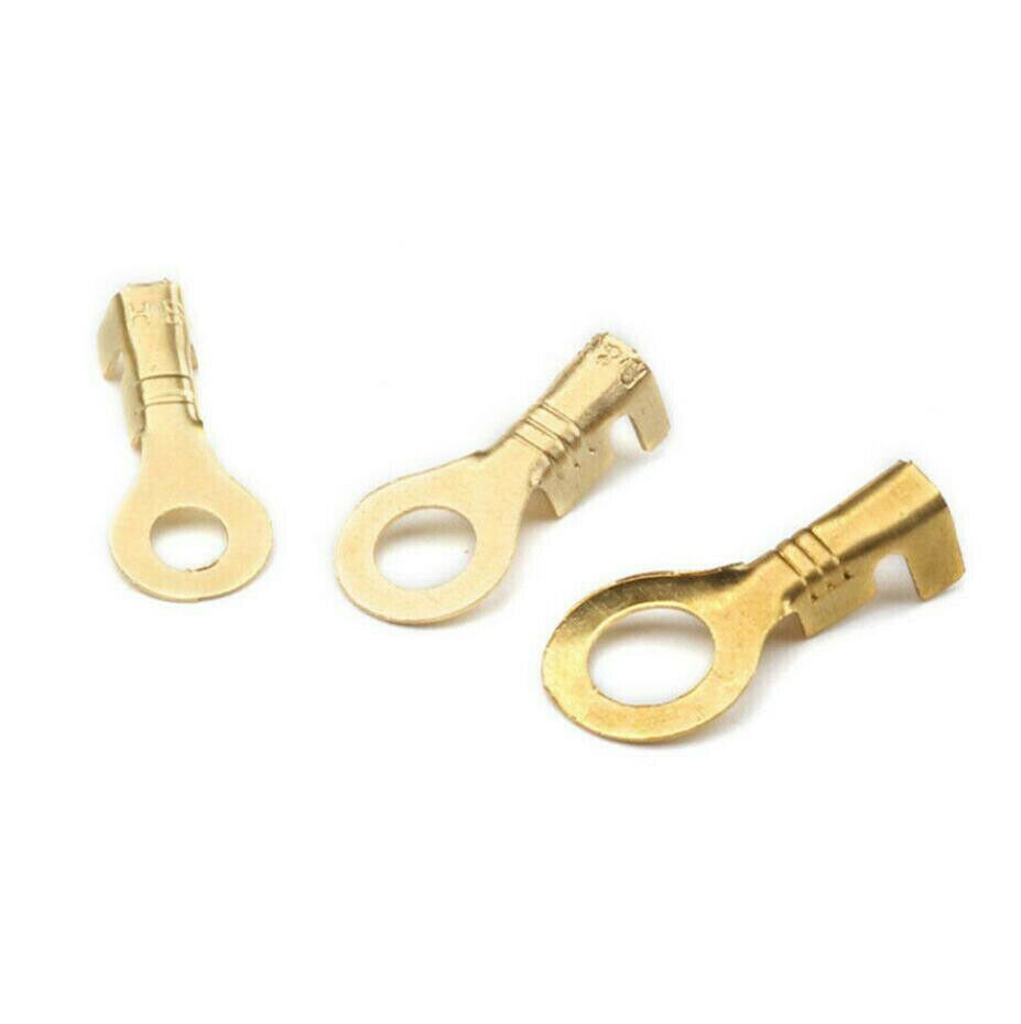 150pcs Ring Type Gold Terminals Golden Brass Non-i... – Grandado