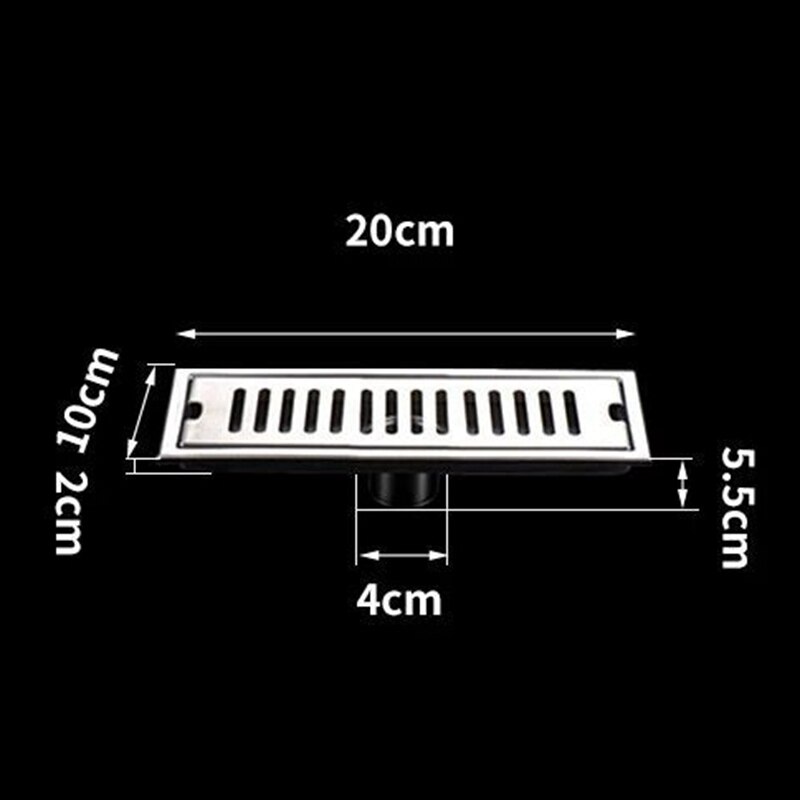 Rectangular Linear Shower Floor Drain Long Linear ... – Vicedeal Rectangular Linear Shower Floor Drain Long Linear ... – Vicedeal