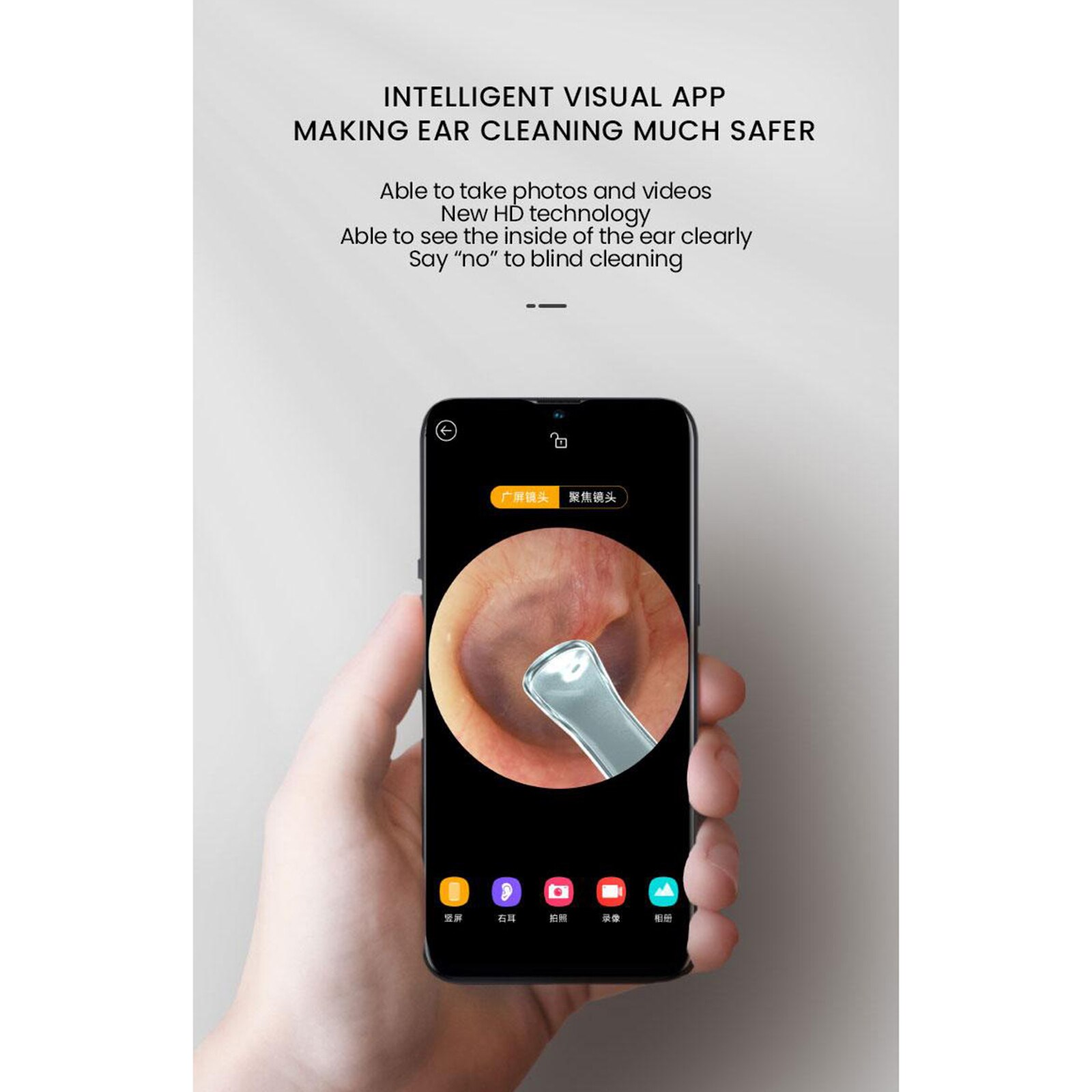 Bebird R1 3,5mm 2,0 MP IP67 HD Visuelle Ohr löffel... – Grandado