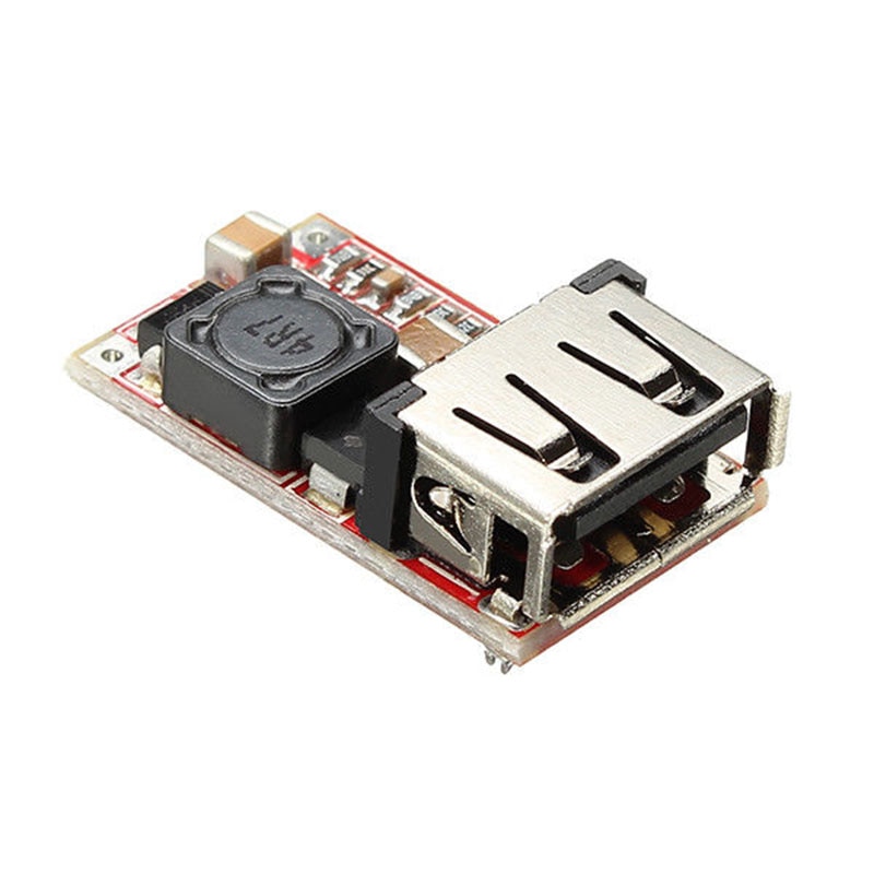 DC-DC Buck Module 6-24V 12V/24V Naar 5V 3A Usb Ste... – Vicedeal