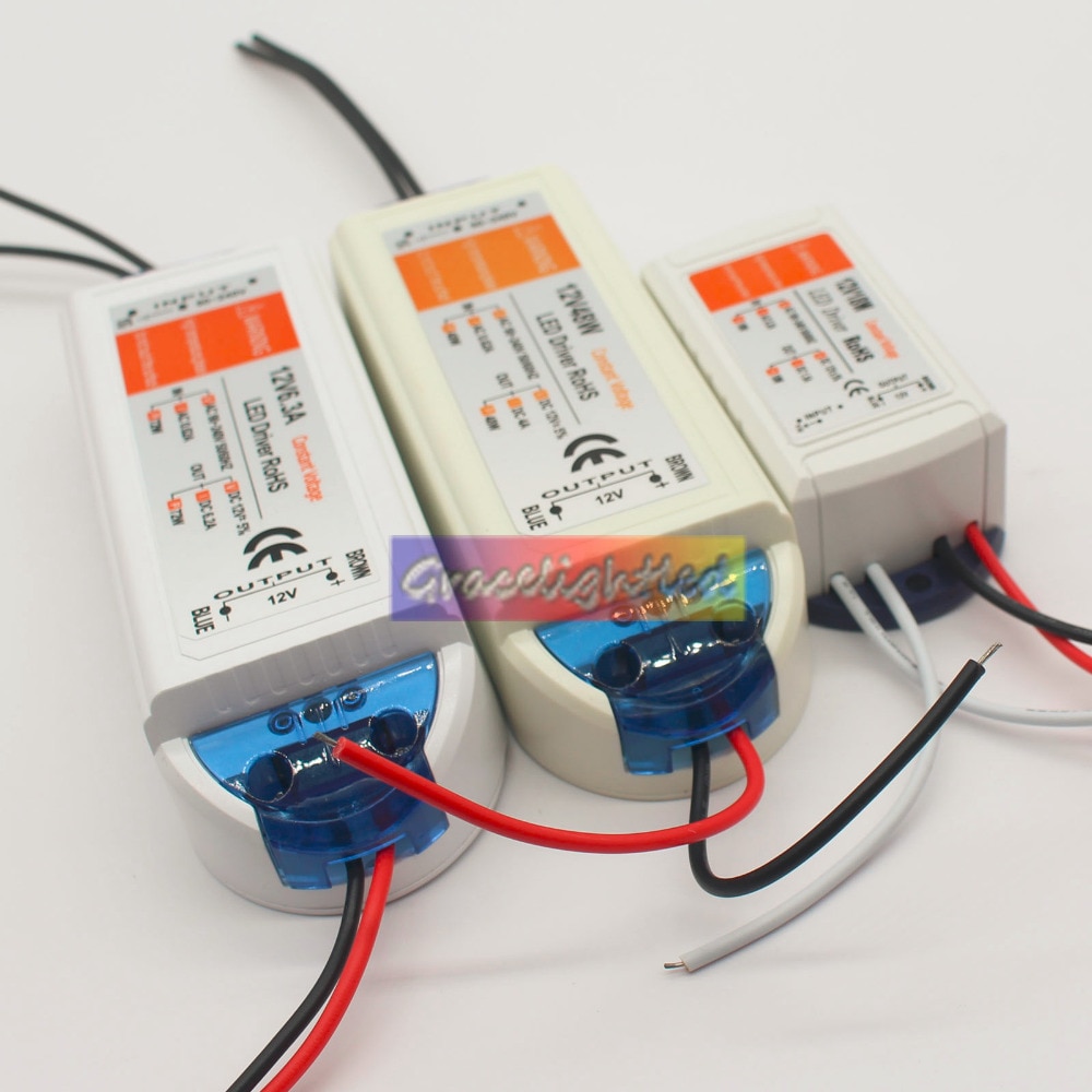 12 Volt Voeding 12 v LED Driver 18 w 28 w 48 w 72 ... – Grandado