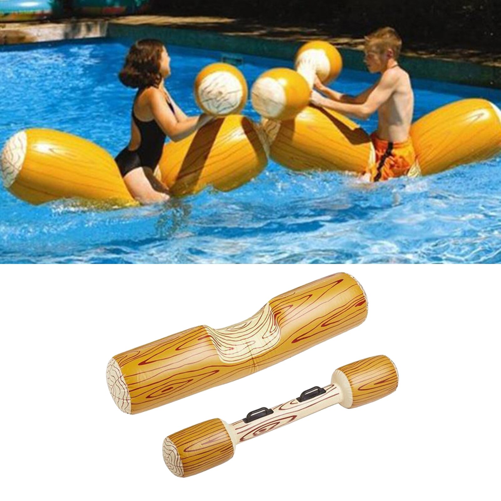2pcs/set Inflatable Floating Row Toys Set Swimming... – Grandado