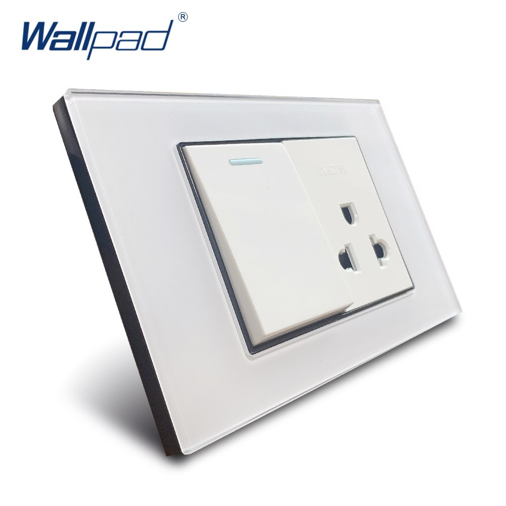 1 Gang 2 Way Us 3 Pin Socket Wallpad Luxe Gehard G... – Grandado
