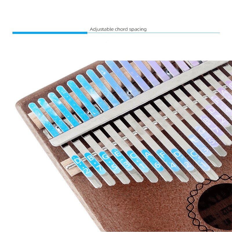 Kalimba 17 Key Tone Name Sticker Thumb Piano Stick... – Grandado